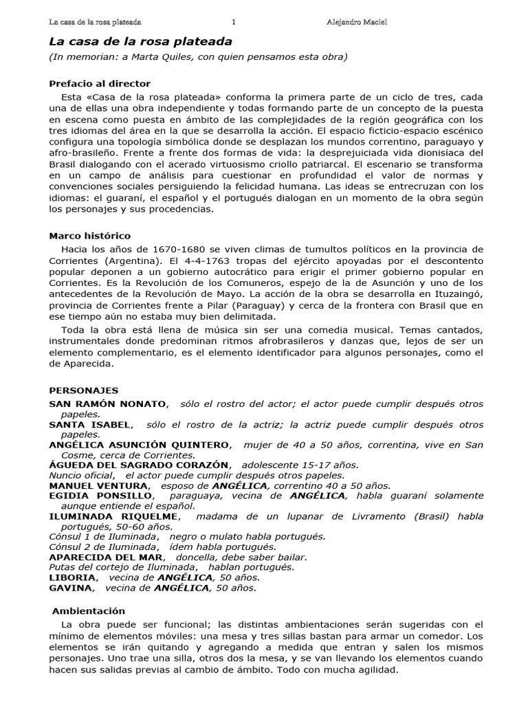 La Casa Rosa Plateada | PDF | Oración