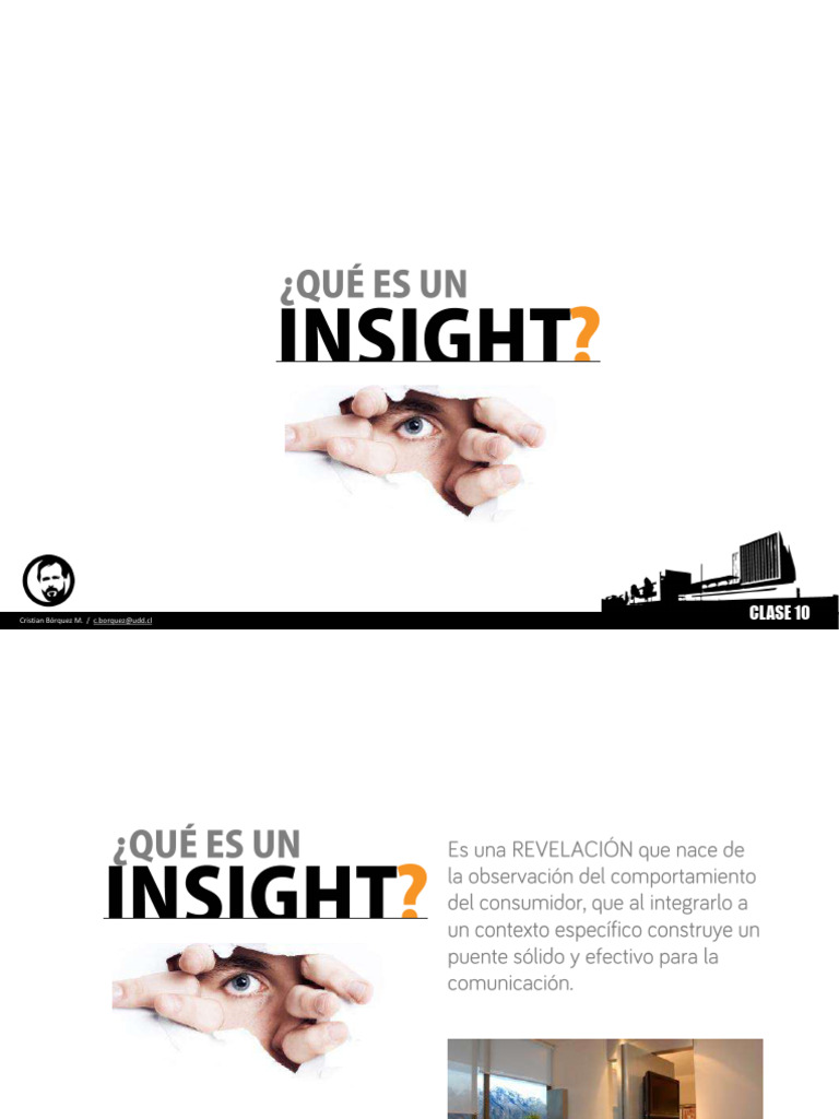 Clase10 Insight - Compressed | PDF | Los consumidores | Verdad