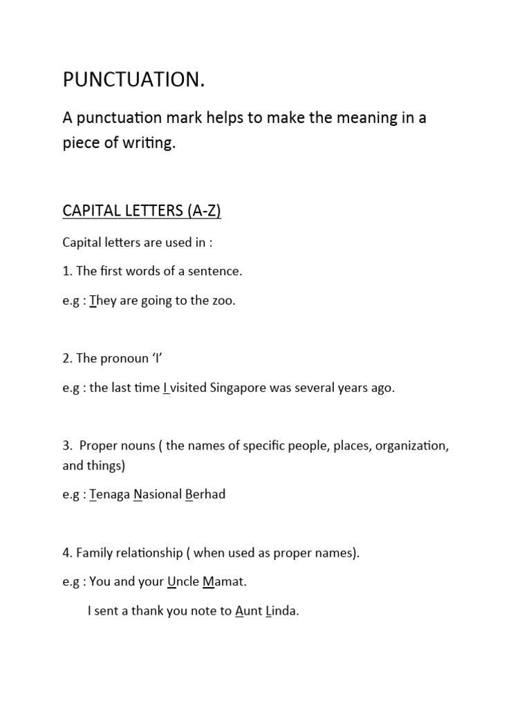 PUNCTUATION | PDF | Language Arts & Discipline | Poetry