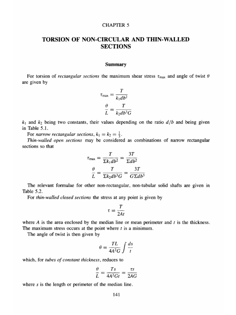 3 Torsion Analysis | PDF
