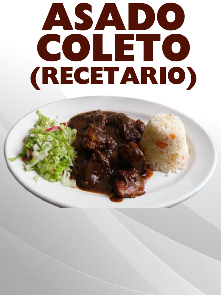 Asado Coleto | PDF