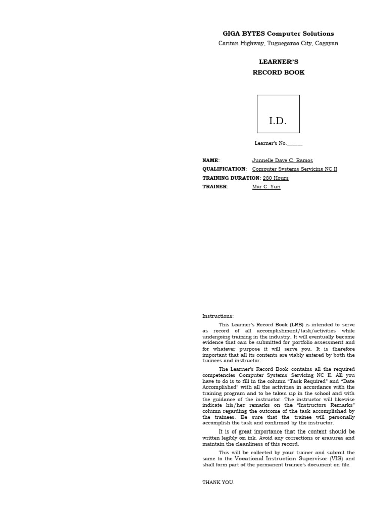 3.LRB - (Full Qualification) - Final | PDF | Computer Network | Installation (Computer Programs)