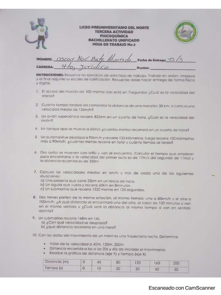 JB Física 3ra Actividad | PDF