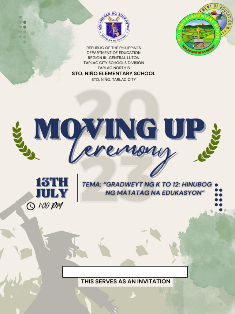 Kindergarten Moving-Up Ceremony 2023 | PDF | Psychological Resilience