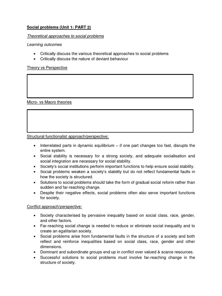 SOCY 211 Unit 1.2 Notes | PDF | Deviance (Sociology) | Crimes