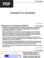 13 ME41 - How To Create RFQ (Request For Quotation) in SAP | PDF ...