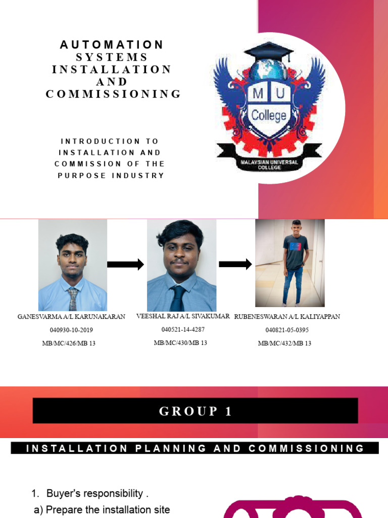 Automation Systems Installation and Commissioning | PDF | Enterprise ...