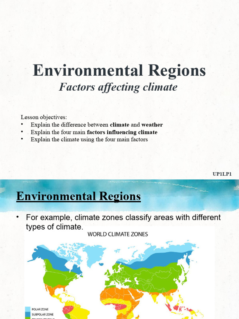Understanding Climate Influencing Factors | PDF | Climate | Weather