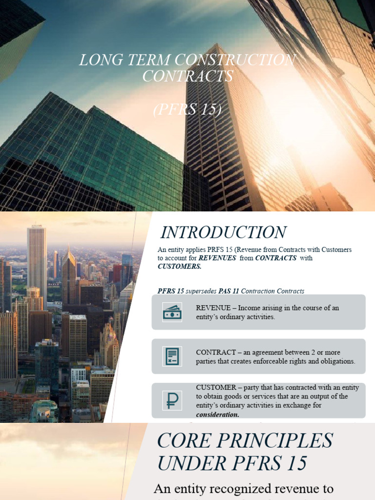 Long Term Construction Contracts | PDF | Consideration | Business Economics