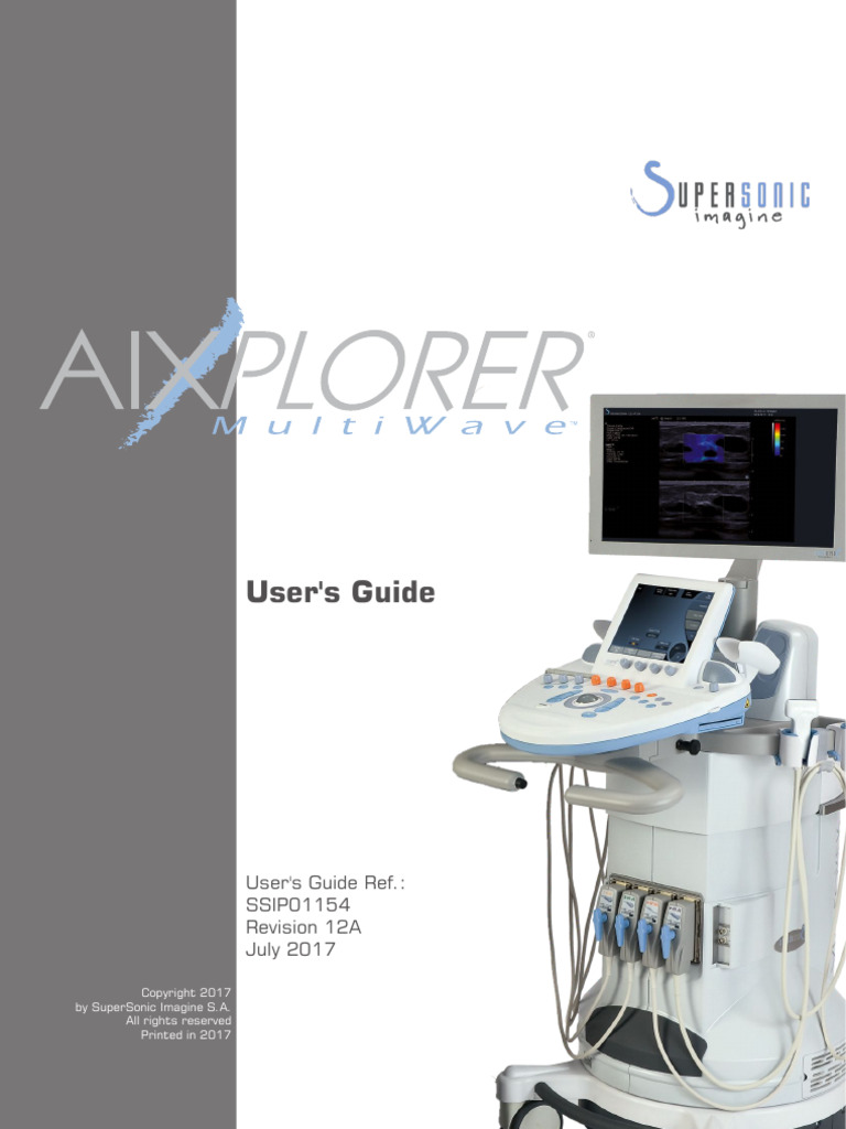 PM - Lab.063+ (Rev+a) - SSIP01154 Aixplorer UserGuide USA | PDF ...