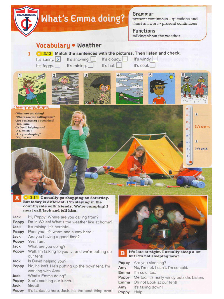 Present Continuous | PDF