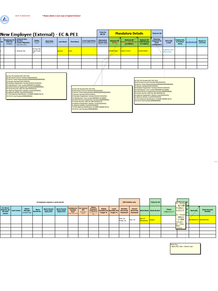 EC Form For TPE Harsh Agrawal | Download Free PDF | Identity Document ...