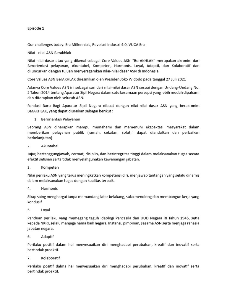 Sistapraja Episode 1-10 | PDF