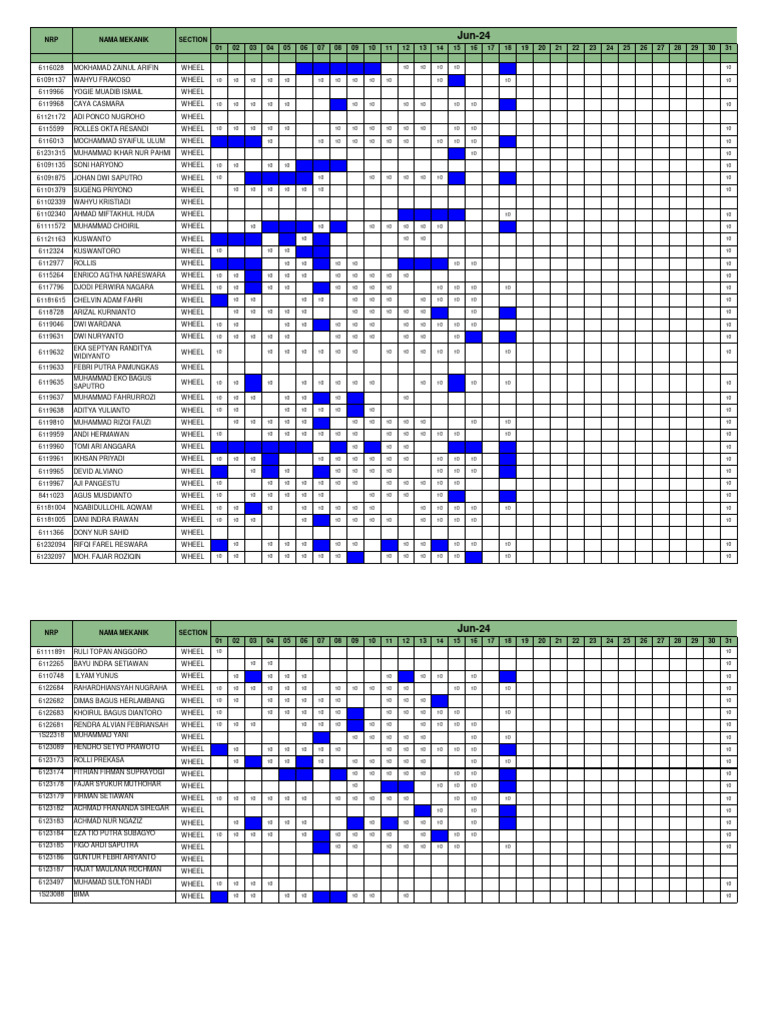 JKP Wheel Juni 2024 | PDF