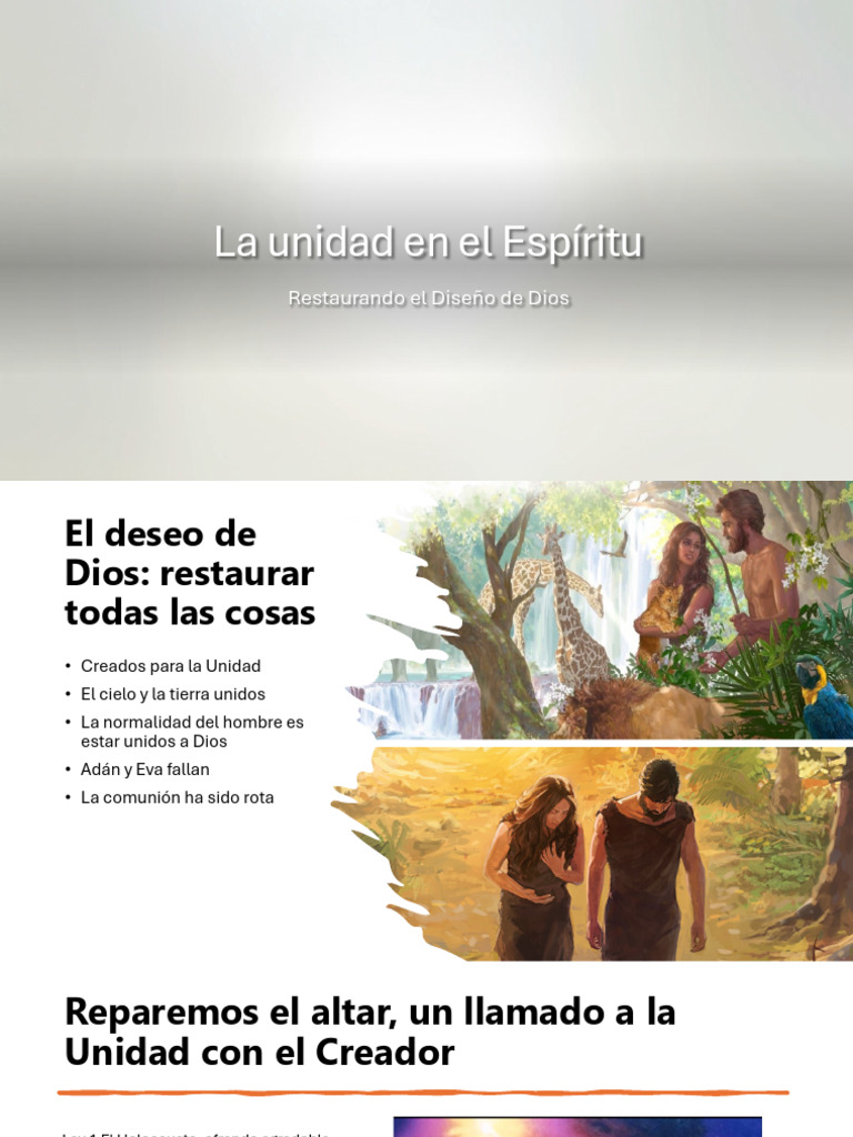 La Unidad en El Espíritu | PDF | Cristo (título) | Altar