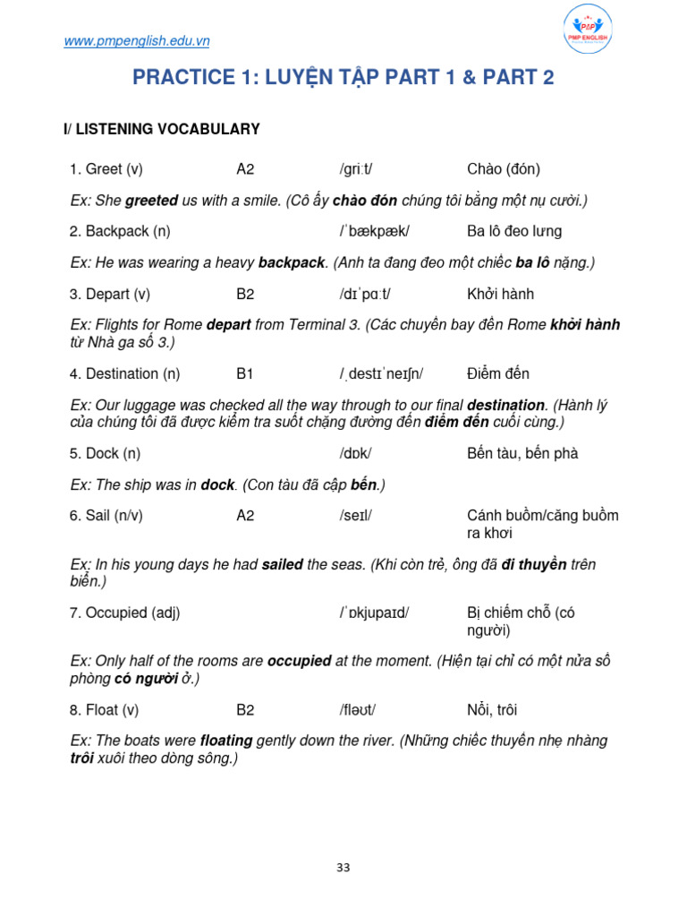 Sách Luyện Nghe P1 P2 Cơ Bản 2024-34-43 | PDF