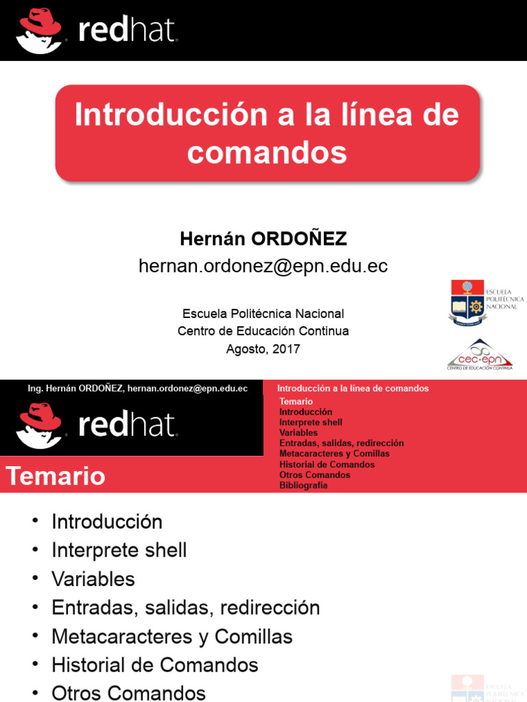 Guía Básica de Línea de Comandos | PDF | Interfaz de línea de comando ...