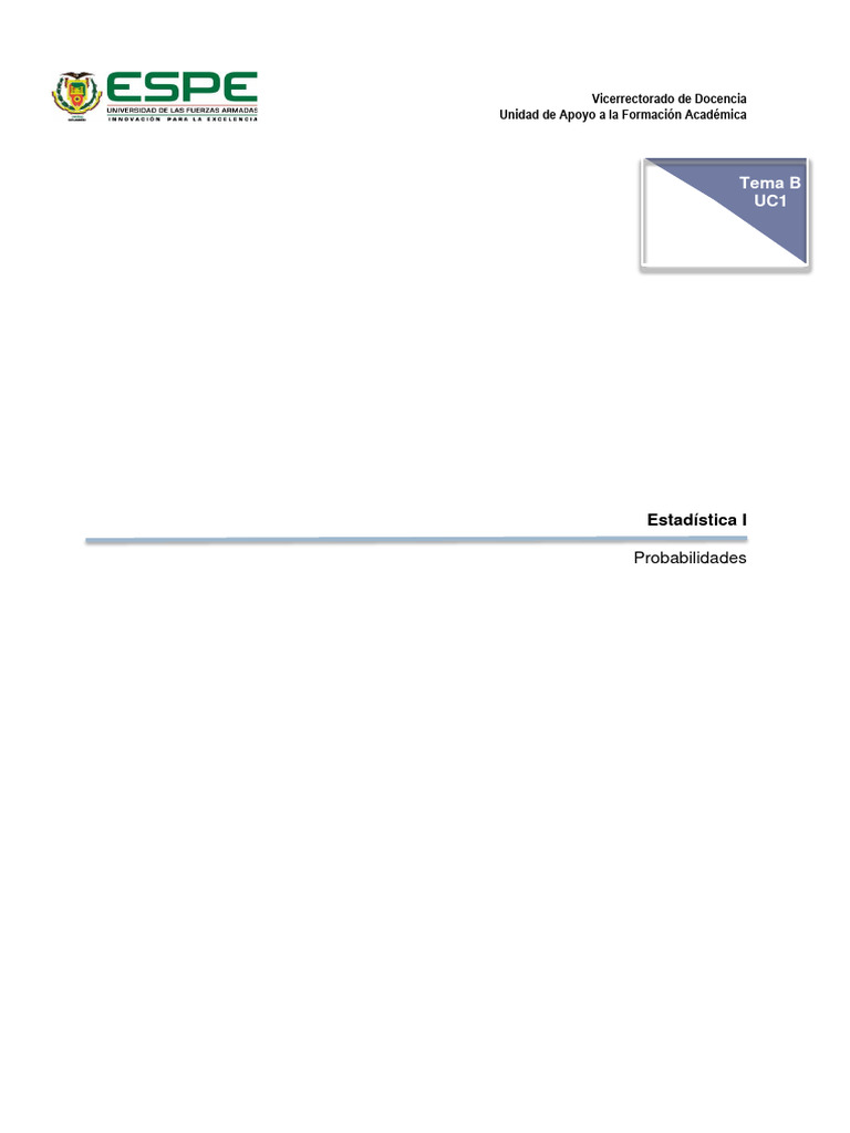 TemaB Probabilidades | PDF | Probabilidad | Teoría de probabilidad