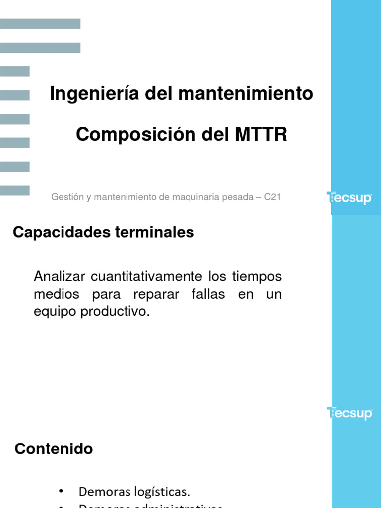 Sesión 14 - Composición Del MTTR | PDF | Informática