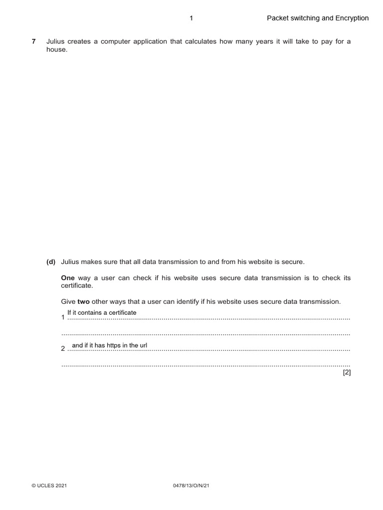 data packets and encryption pp(1) | Download Free PDF | Transport Layer ...