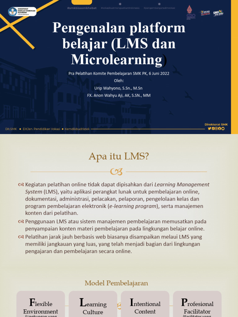 02 Pengenalan Platform Belajar (LMS Dan Microlearning) Ok | PDF