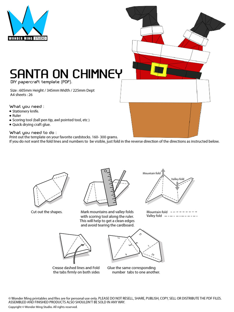Santa Chimney Instruction | PDF