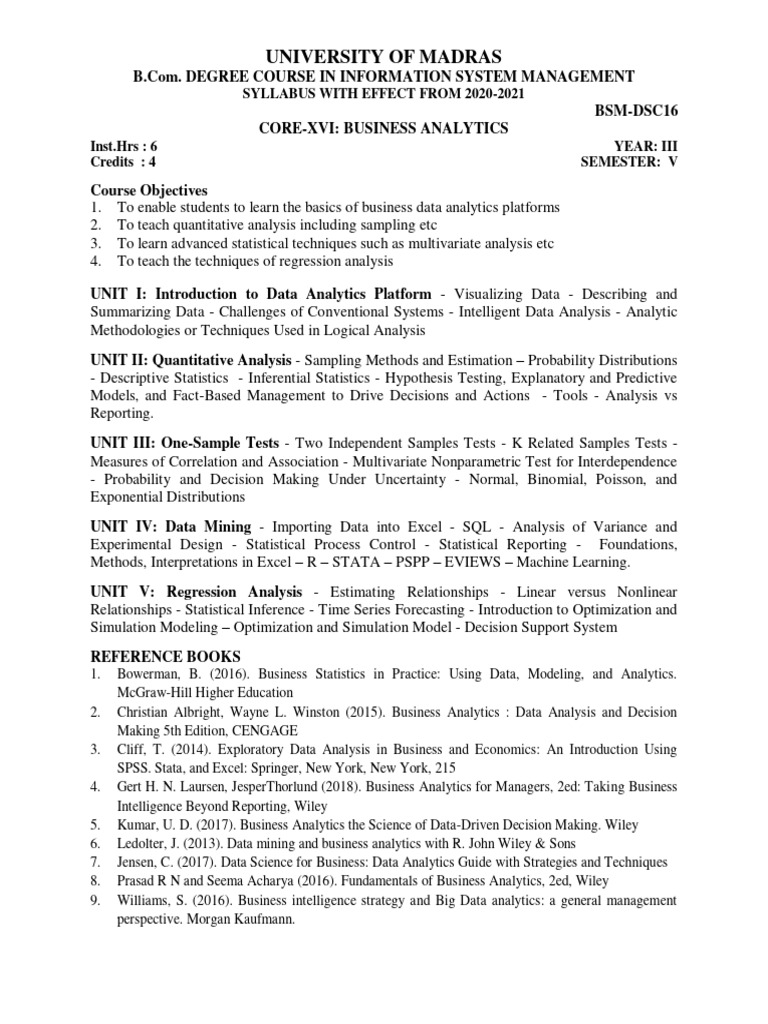 BSM DSC16 | PDF | Statistics | Data Analysis