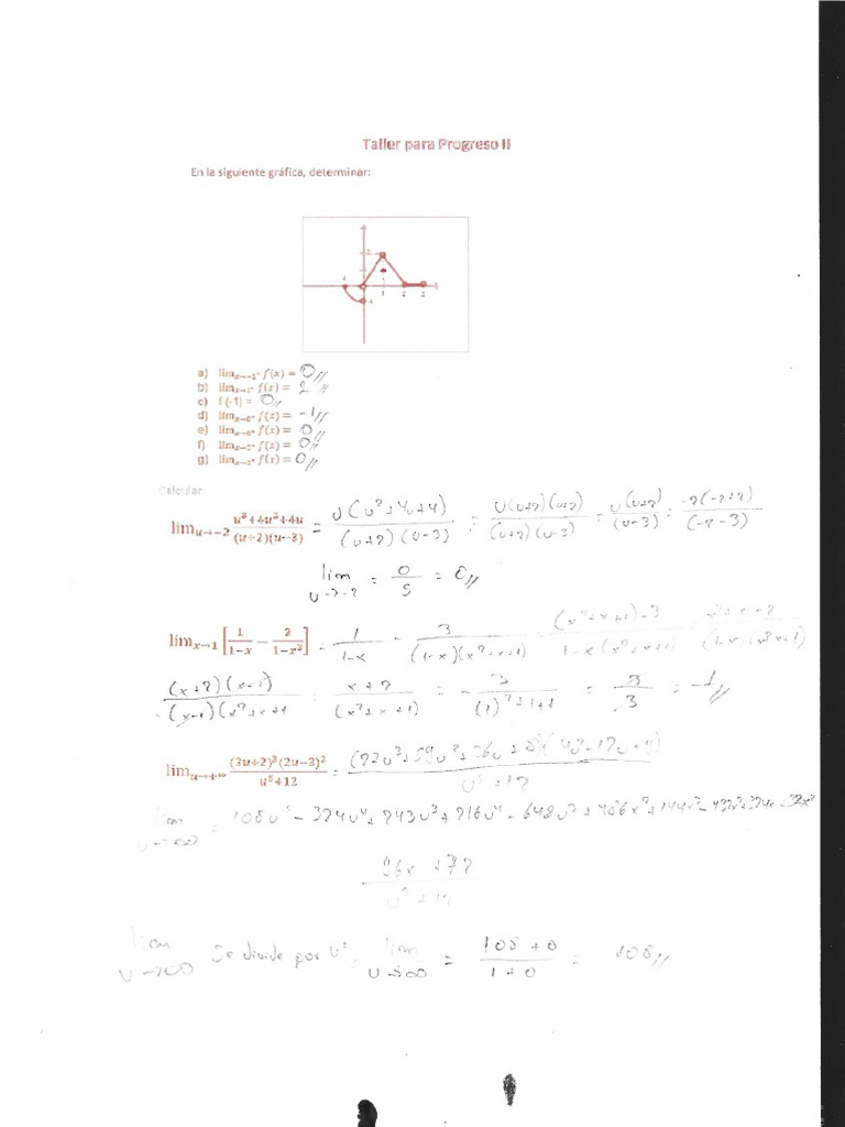 Taller de Matemática Progreso 2 | PDF