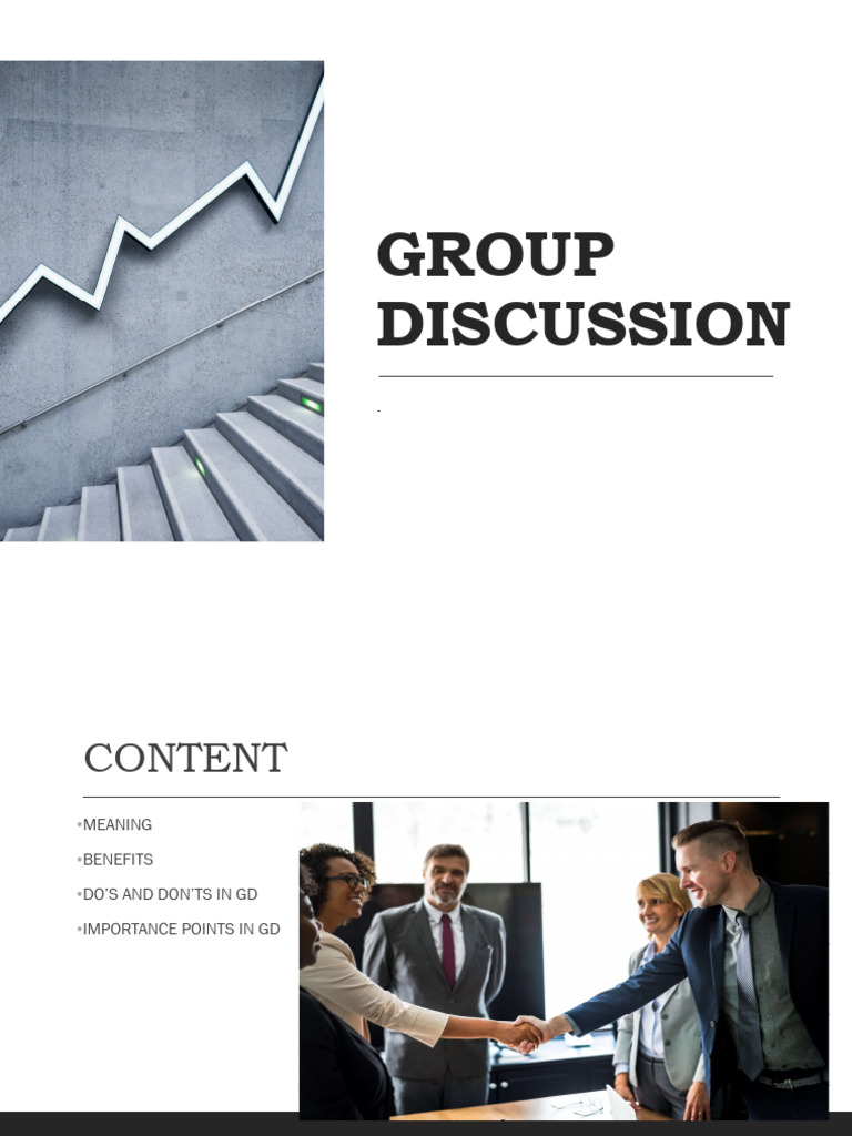 Group Discussion | PDF