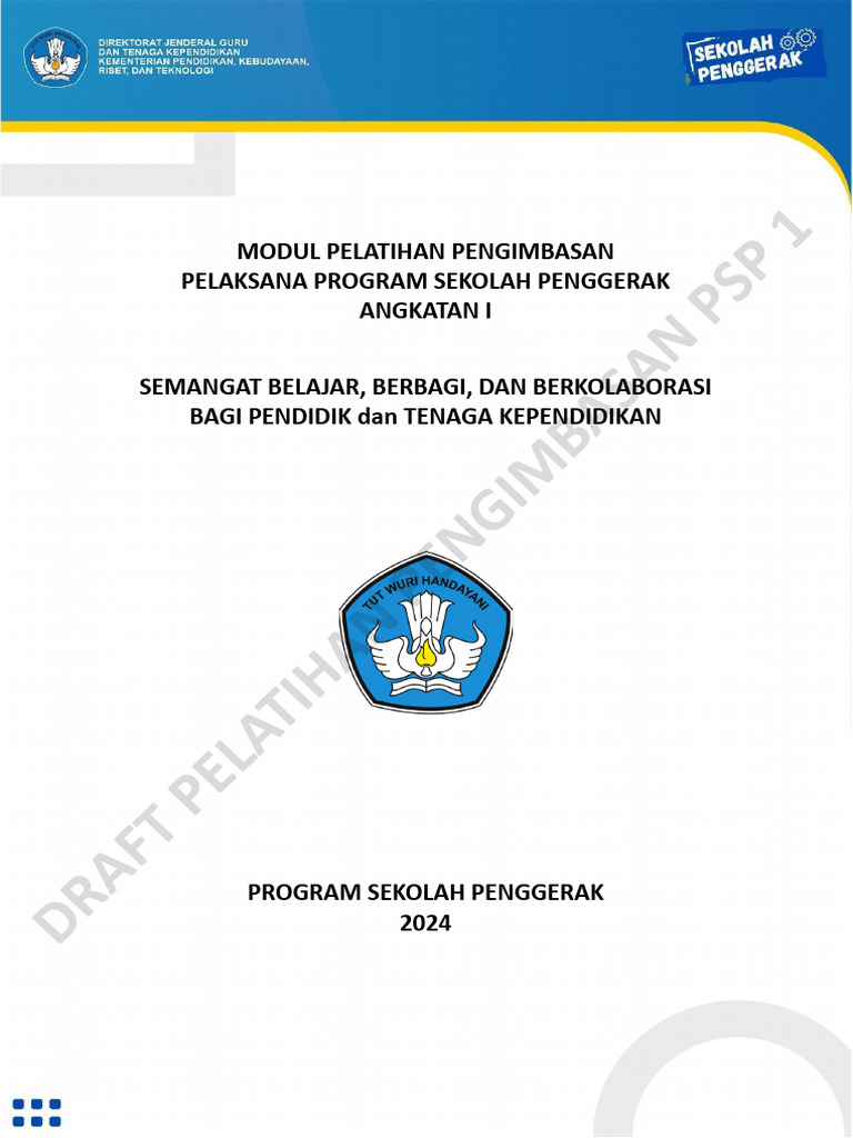 Pelatihan Pengimbasan PSP 1 2024 | PDF