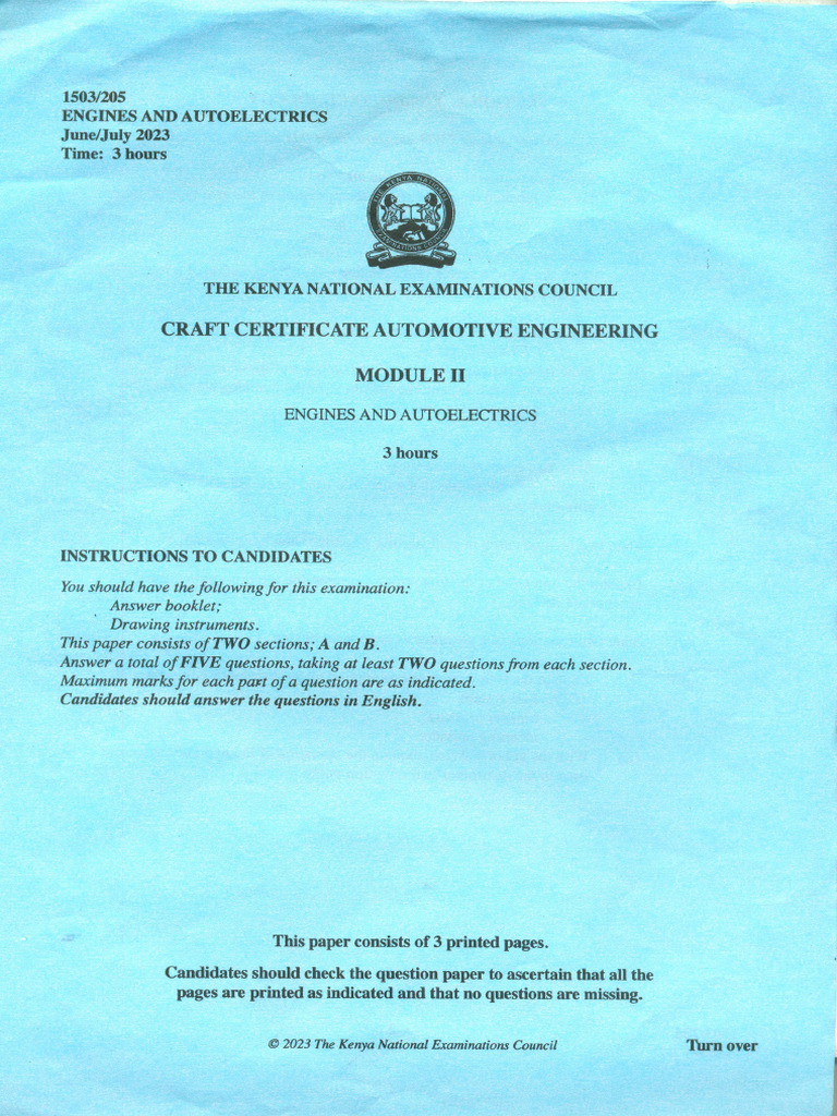 Engines and Autoelectronics0001 | PDF