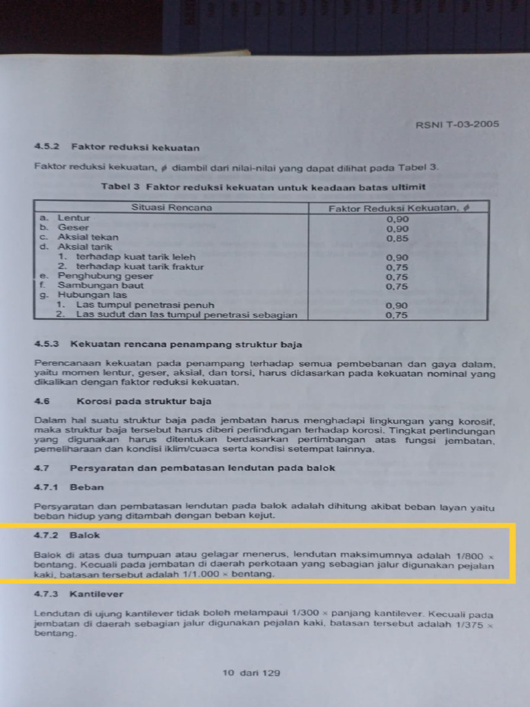 RSNI Deflection | PDF