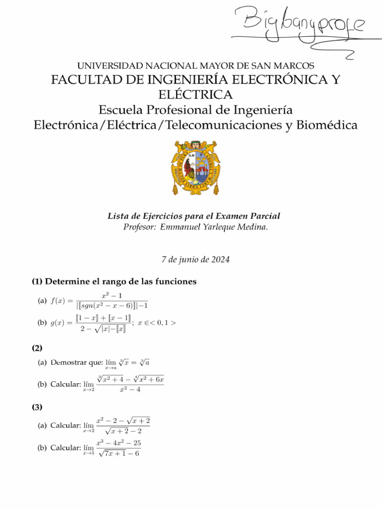 Lista-Ejercicios-Parcial Soluciones | PDF