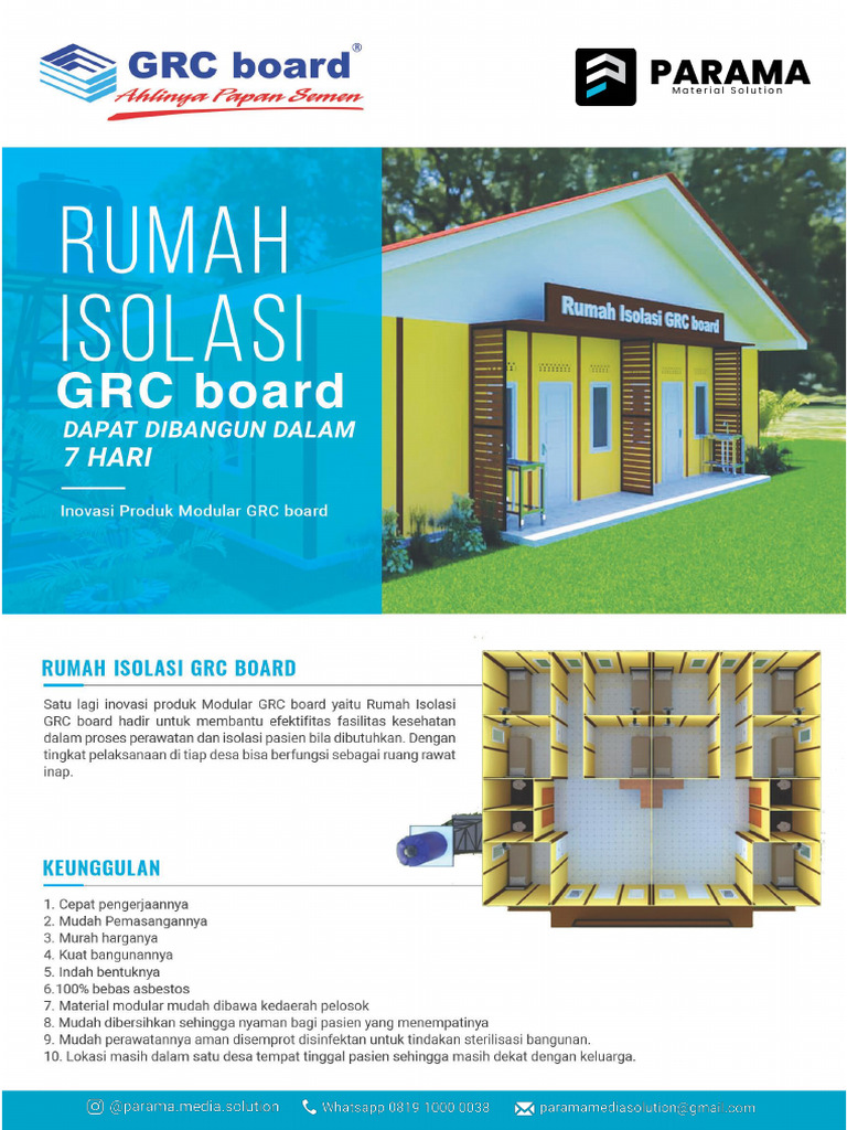 Rumah Isolasi GRC | PDF