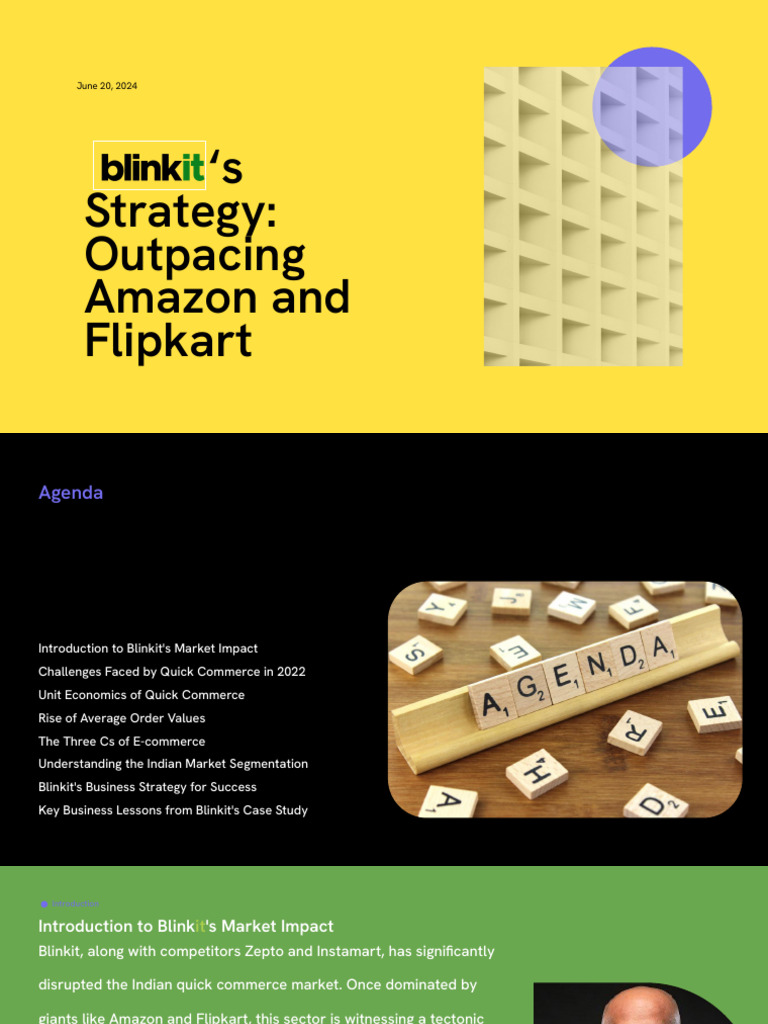 Blinkit's Strategy to Outpace Competitors | PDF | E Commerce | Profit ...