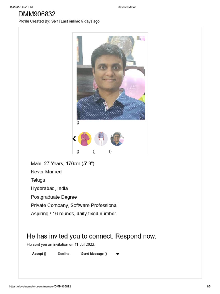DevoteeMatch-Teja Reddyf | PDF