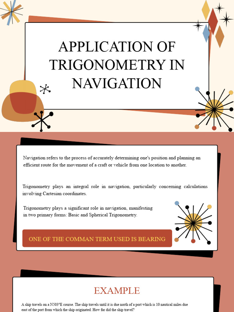 Trigonometry in Navigation | PDF