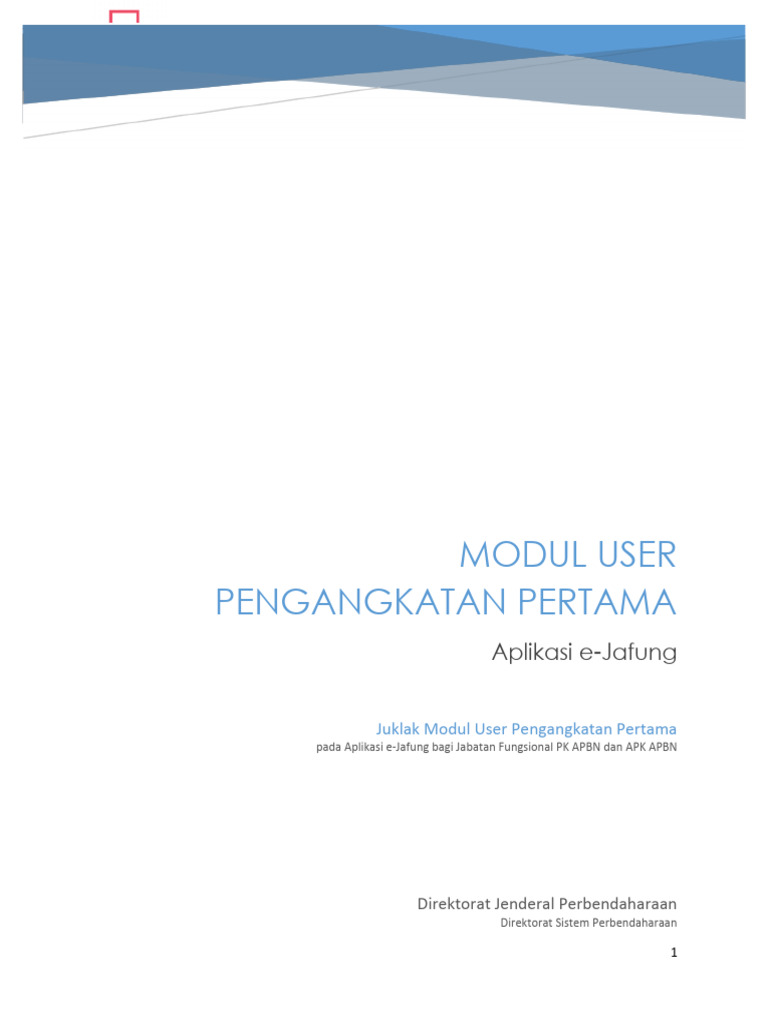 Juknis Modul Perekaman User Pengangkatan Pertama | PDF
