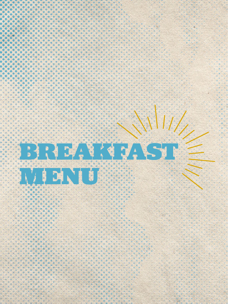 Bay Filey Breakfast Menu JPJ Resized | PDF | Pancake | Bacon