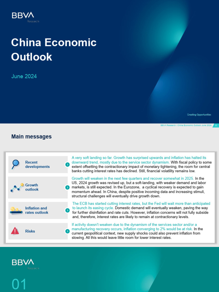 2024q2 China Economic Outlook Edi Pdf Inflation Monetary Policy