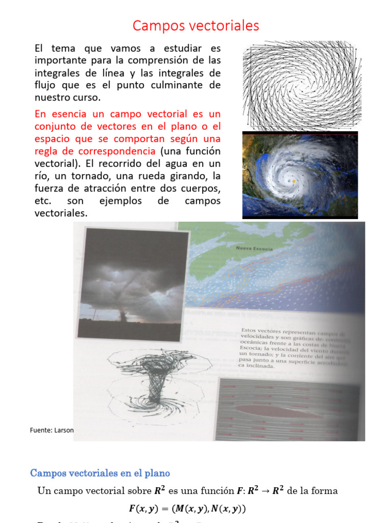 Campos Vectoriales | PDF | Vector Euclidiano | Espacio vectorial