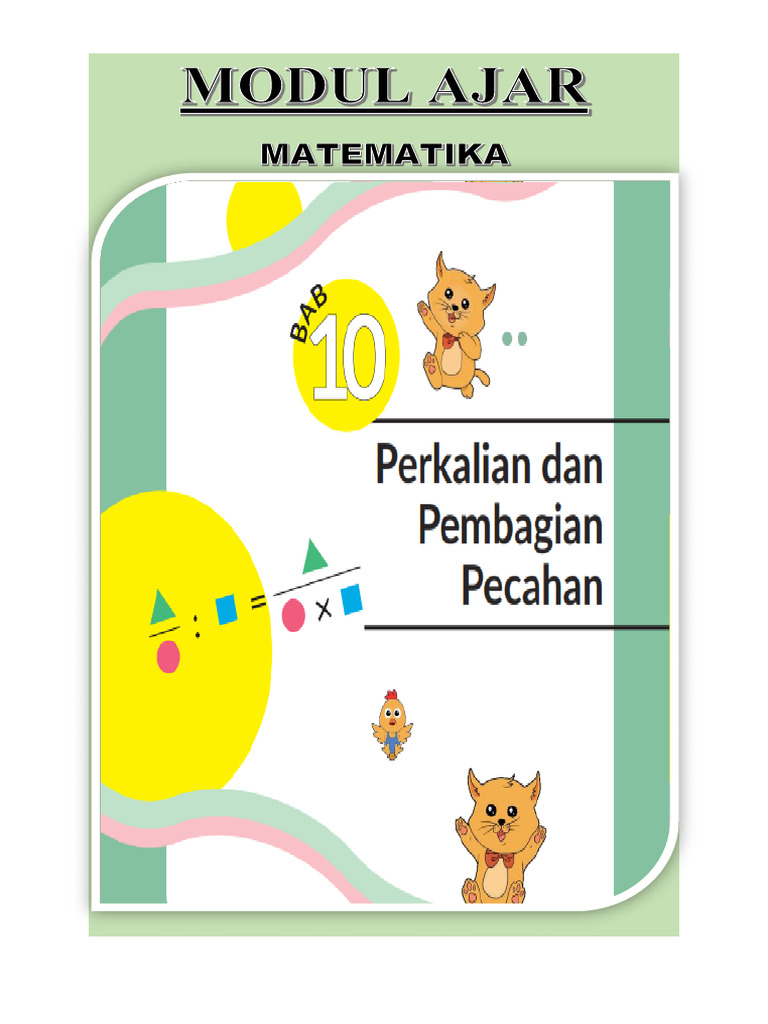 Modul Ajar MTK Kelas 5 Bab 10 | PDF