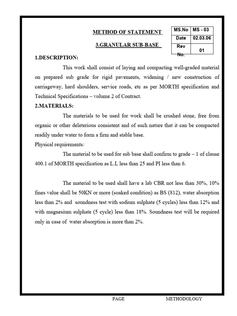 03 -- Granular sub-base | PDF