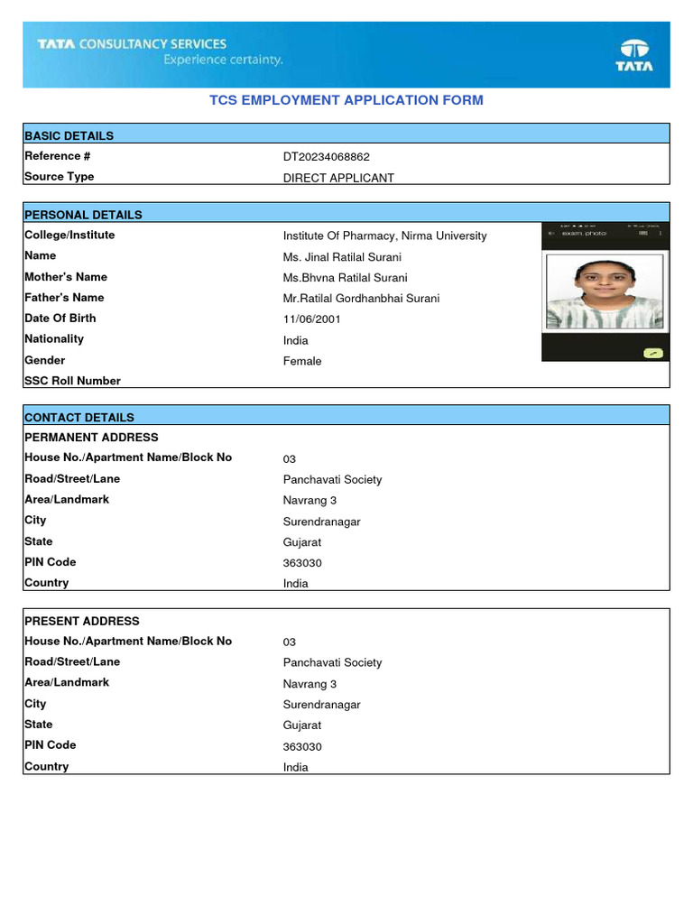 tcs_Application | Download Free PDF | Public Law | Common Law