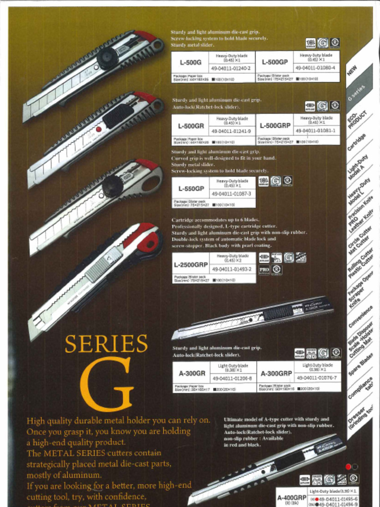 NT CUTTER (Cutting Tools) | PDF