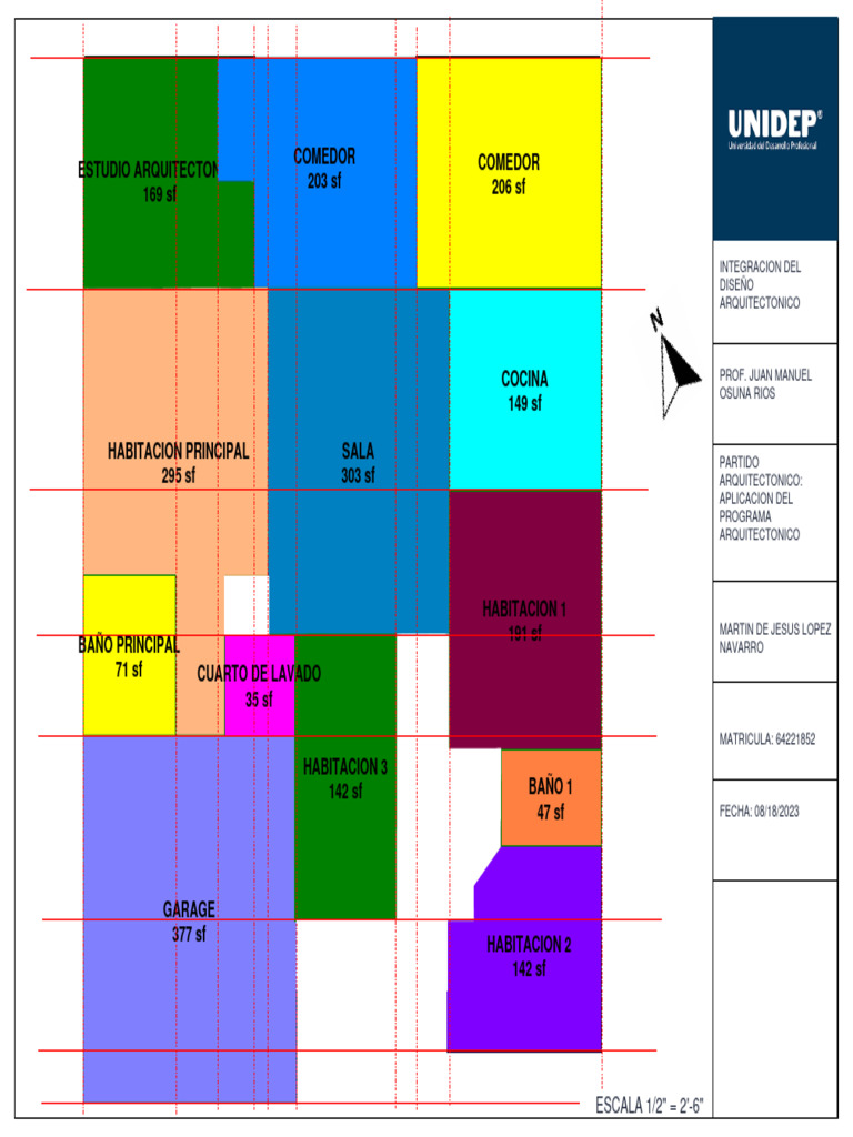Partido Arquitectónico. Aplicación Del Programa Arquitectónico | PDF