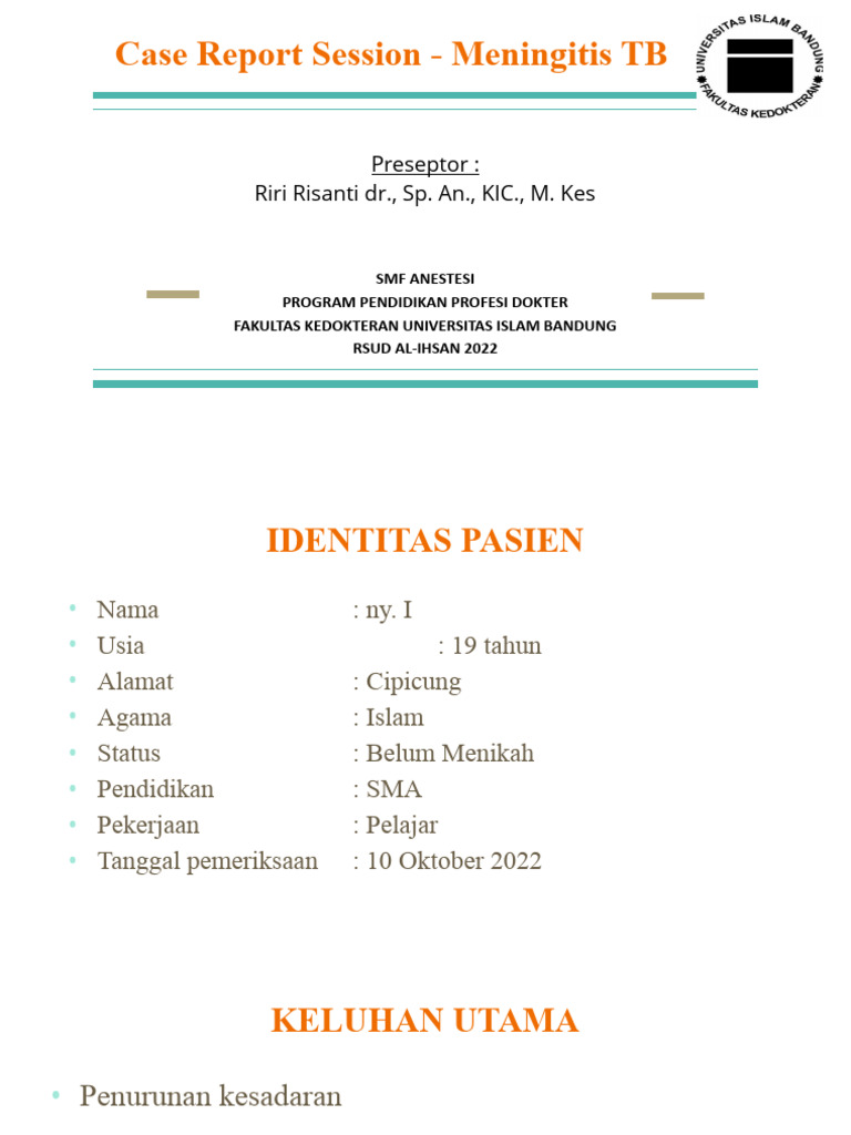 Case Report Session | PDF