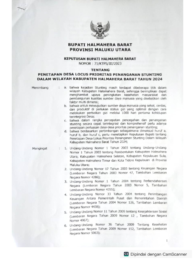 SK Lokus Stunting 2024 | PDF