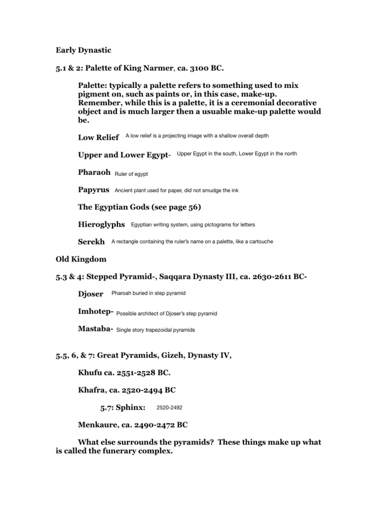 Chapter 5 Outline 5th Ed | PDF | Ancient Egypt