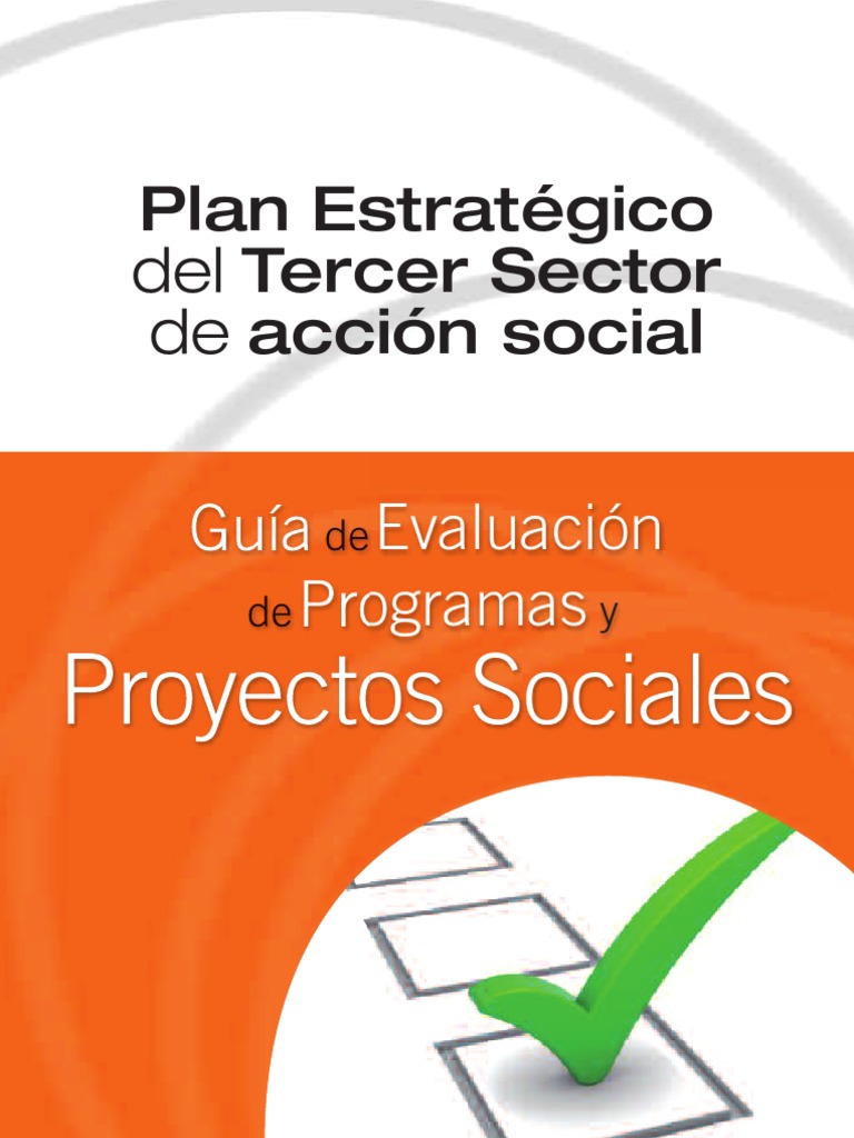 Guía de Evaluación de Programas y Proyectos Sociales | PDF | Toma de ...